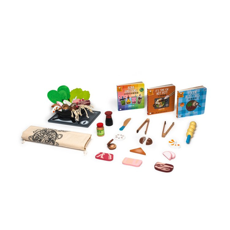 3 Bitty Bao Books (Boba Emotions, Foodie Detectives, It's Time for Hot ...
